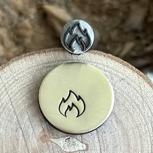 FLAME METAL STAMP || Fire Flame Metal Die || Metal Stamps || Jewelry ...