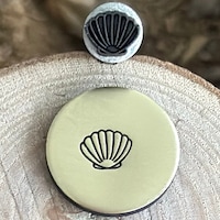 Seashell Jewelry Stamp, Sea Shell Steel Stamp, 5 X 5mm Metal Stamp ...
