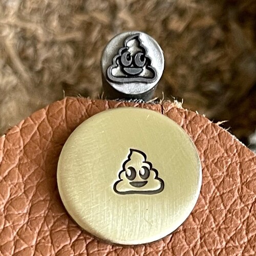 POOP METAL STAMP Poop Pile Metal Die Metal Stamps - Etsy