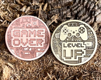 Game Over Coin - Etsy
