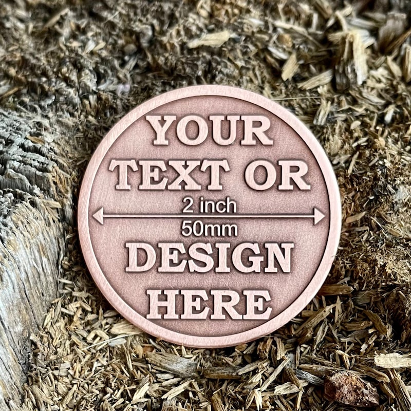 Personalized Coin 3d - Etsy UK