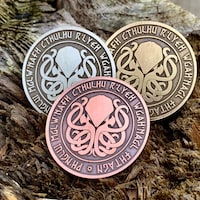 Cthulhu Challenge Coin Eldritch Horror Decision Coin Collecting HP ...