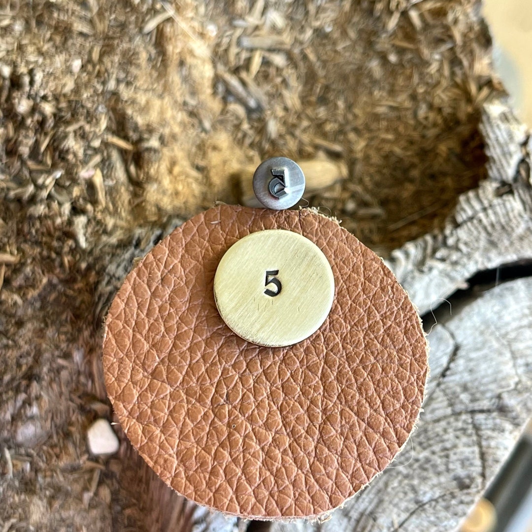 NUMBER 5 METAL STAMP || Number 5 Old English Alphabet Metal Die ...