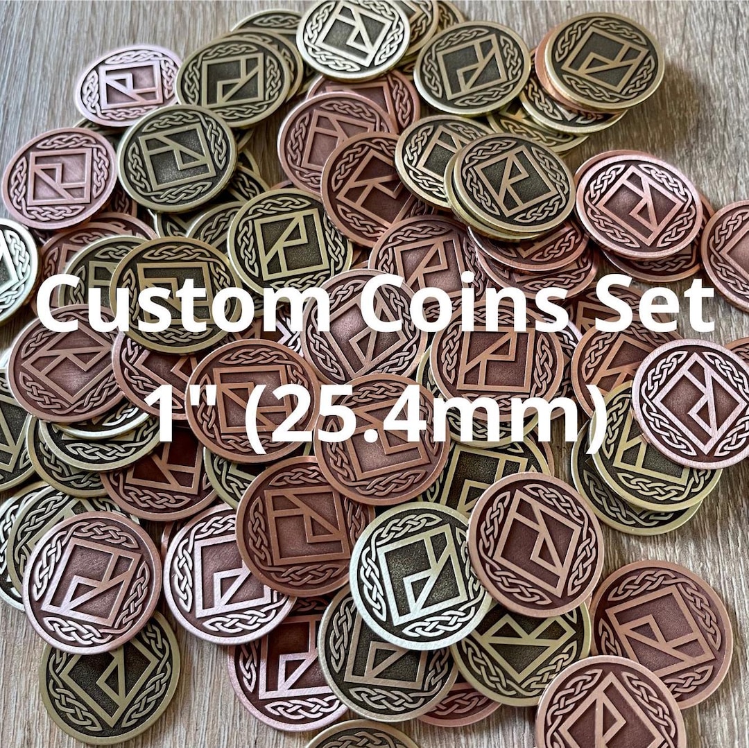 CUSTOM COINS Set || 1 Inch (25.4 Mm) Custom Coins || Custom Wedding ...