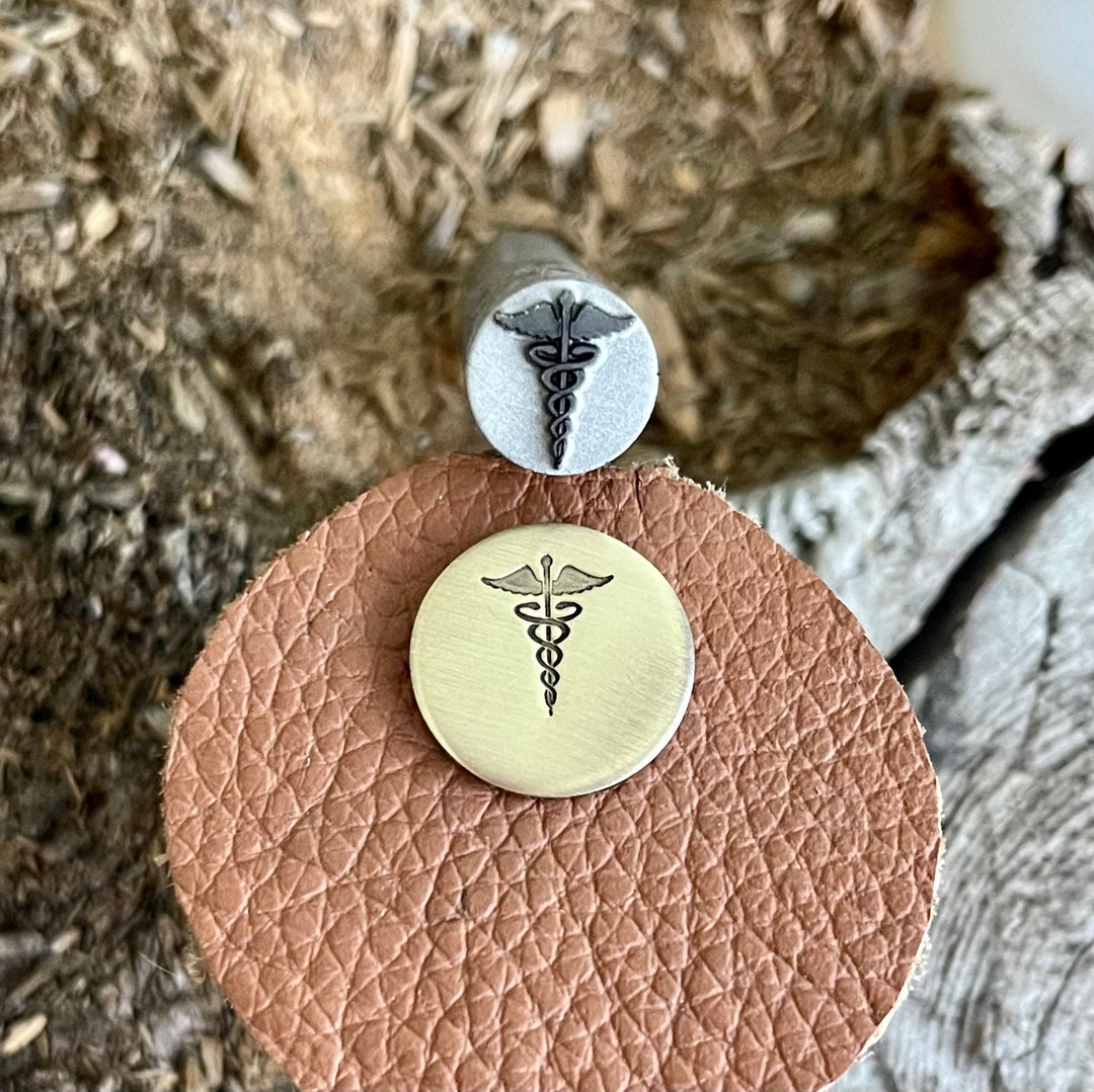 CADUCEUS METAL Stamp || Caduceus Metal Die || Metal Stamps || Punch ...