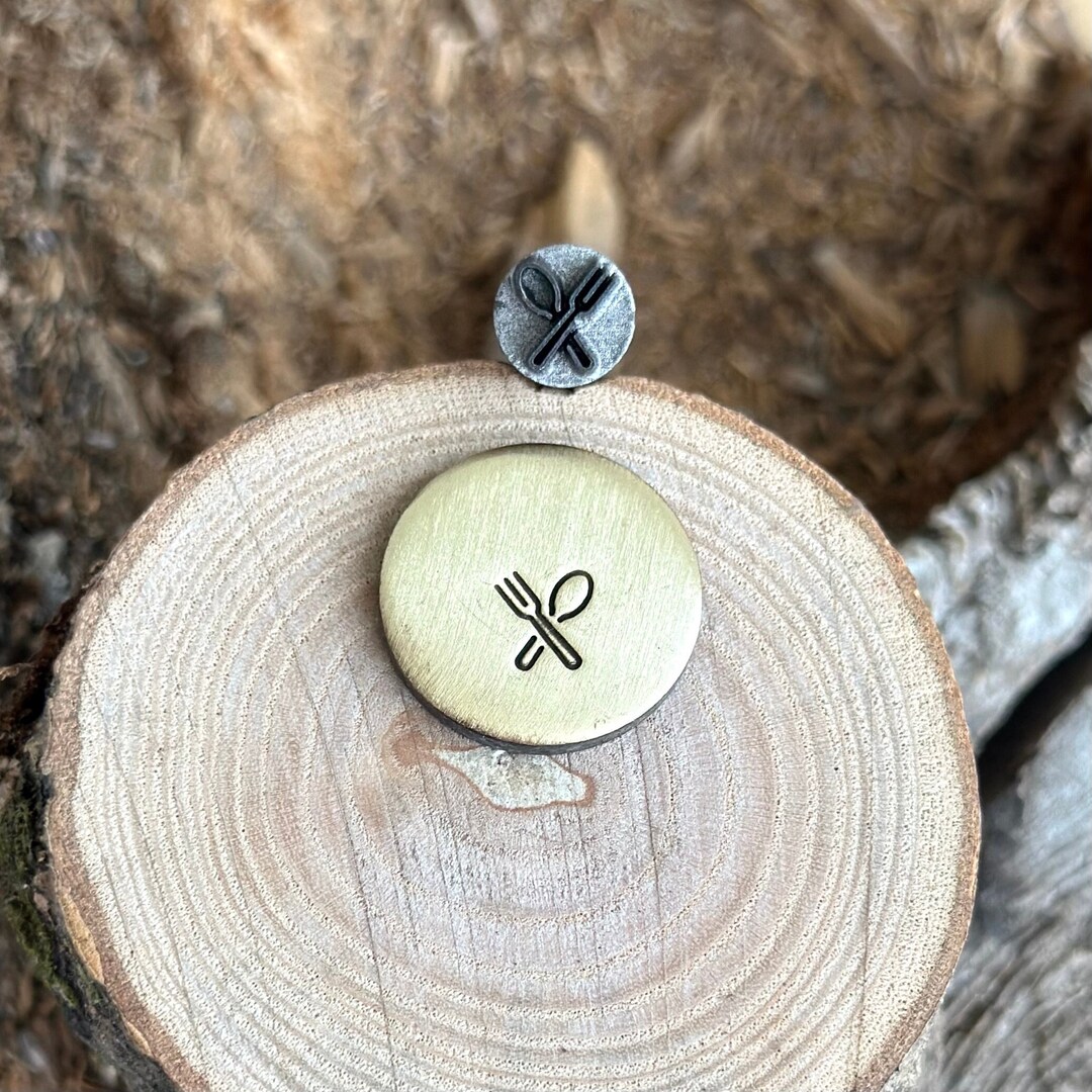SPOON and FORK Metal Stamp || Spoon and Fork Metal Die || Metal Stamps ...