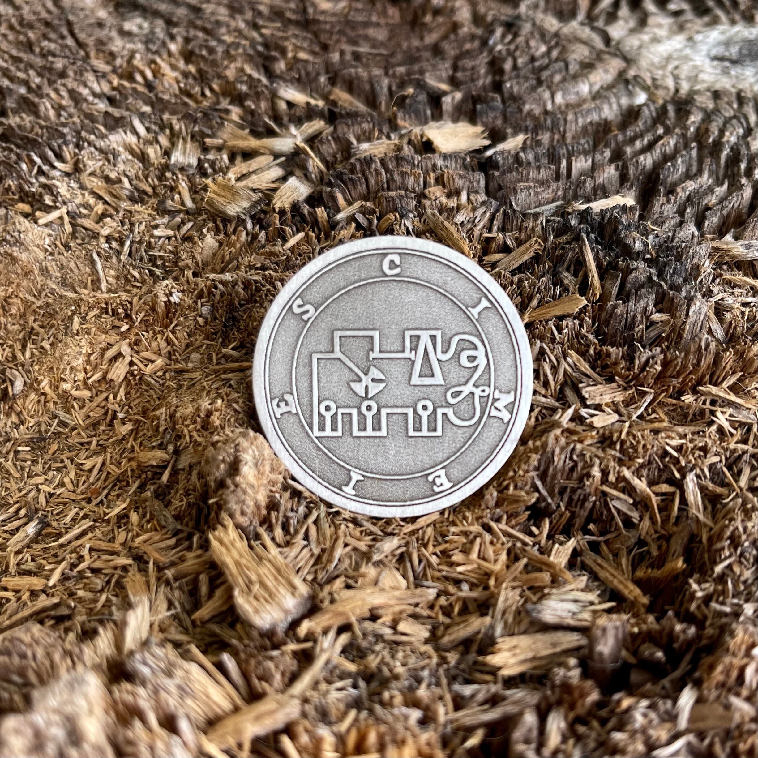 SEAL OF CIMEIES Goetia Coin Cimeries Coin Pendant - Etsy