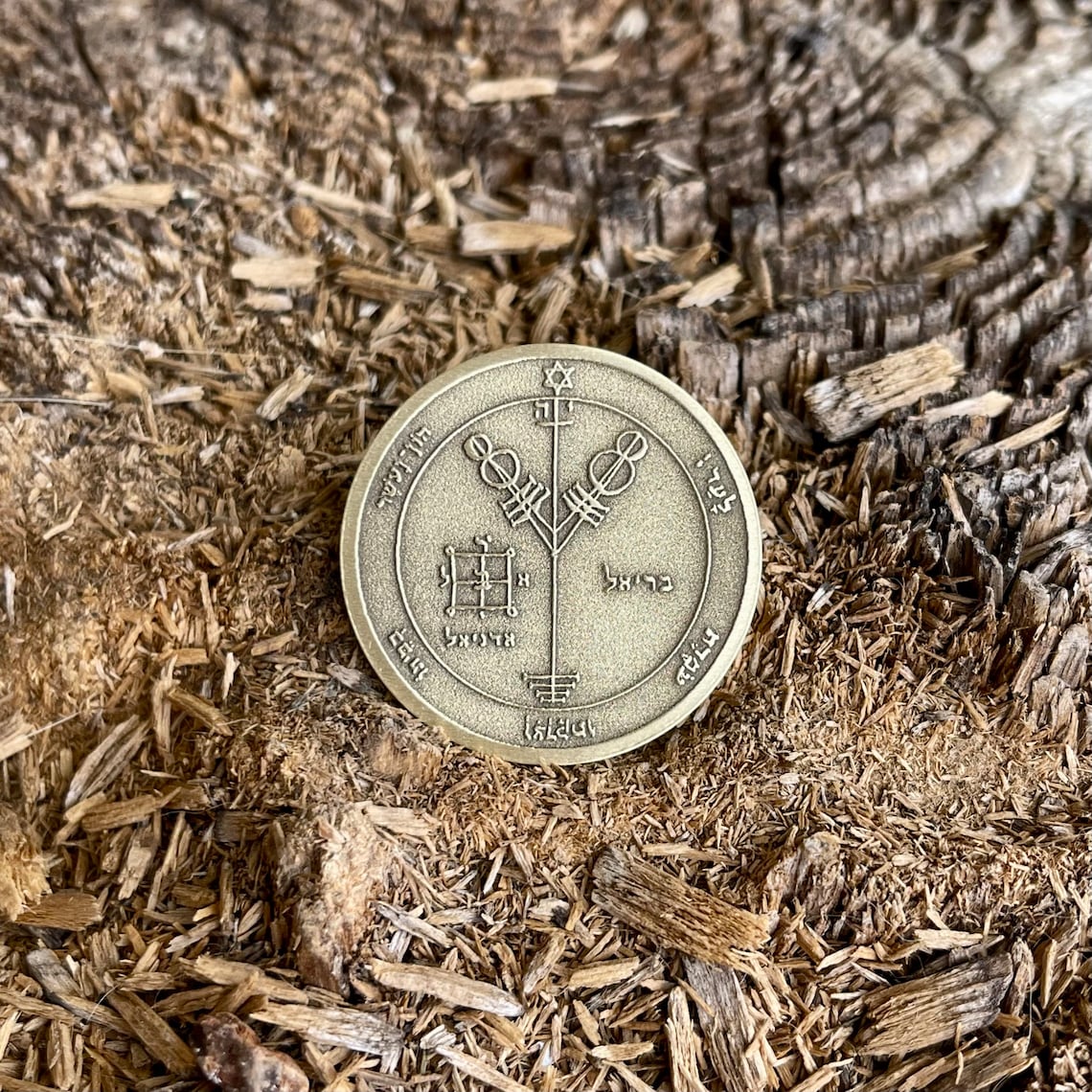 4th JUPITER SEAL Coin || the Fourth Pentacle of Jupiter || Solomon ...