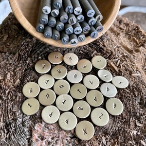 RUNIC LATIN ALPHABET Set || Runic Style Alphabet Metal Stamps Set ...