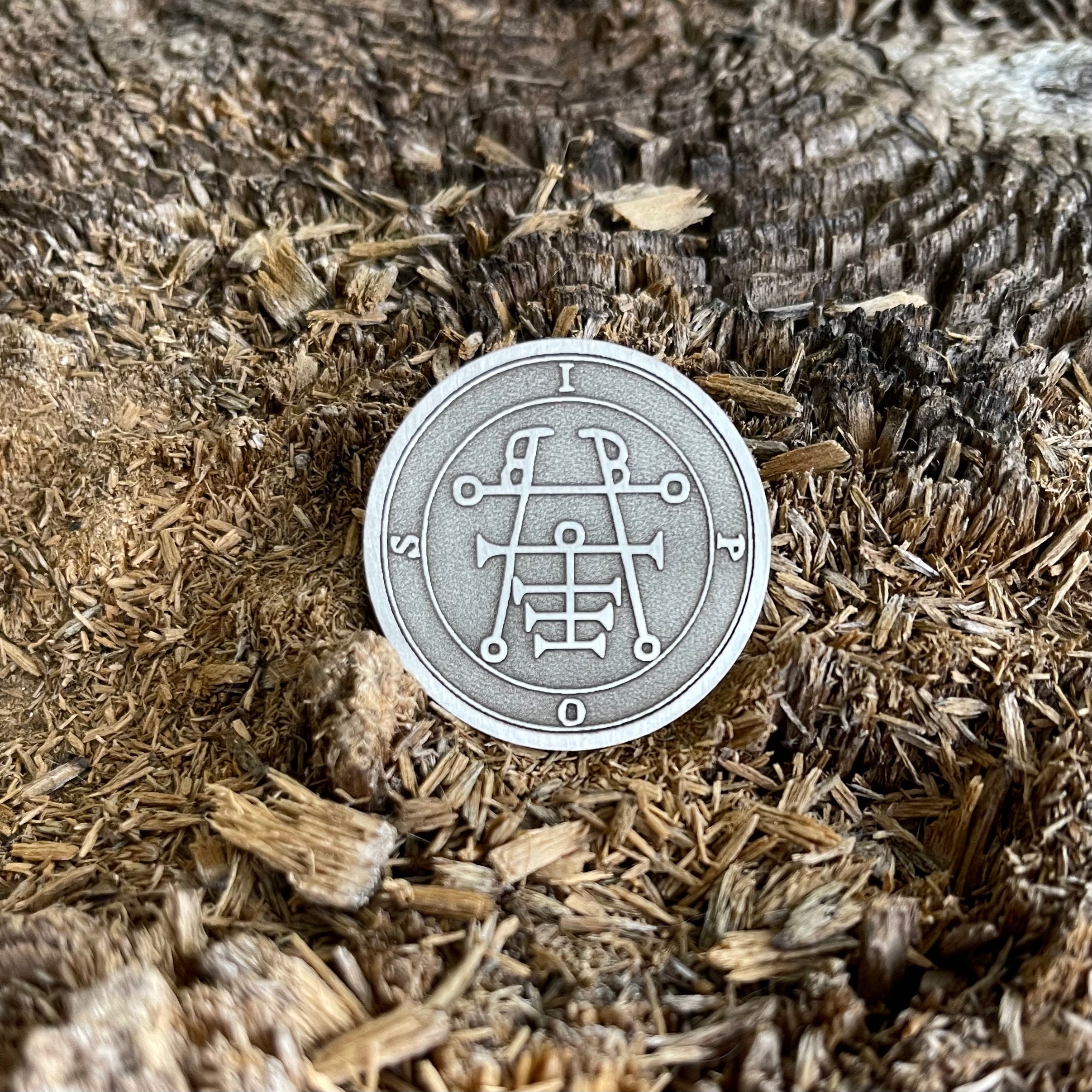 SEAL OF IPOS Goetia Coin Ipes Coin Pendant - Etsy Canada