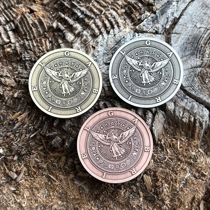 ARCHANGEL GABRIEL Coin || Coin of Archangel Gabriel || Magical Amulet ...