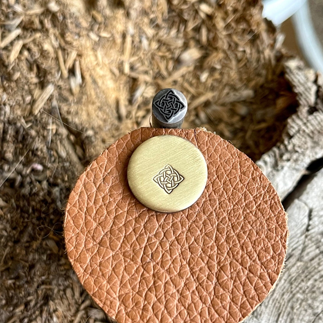 CELTIC KNOT Metal Stamp Quaternary Knot Metal Die Metal - Etsy