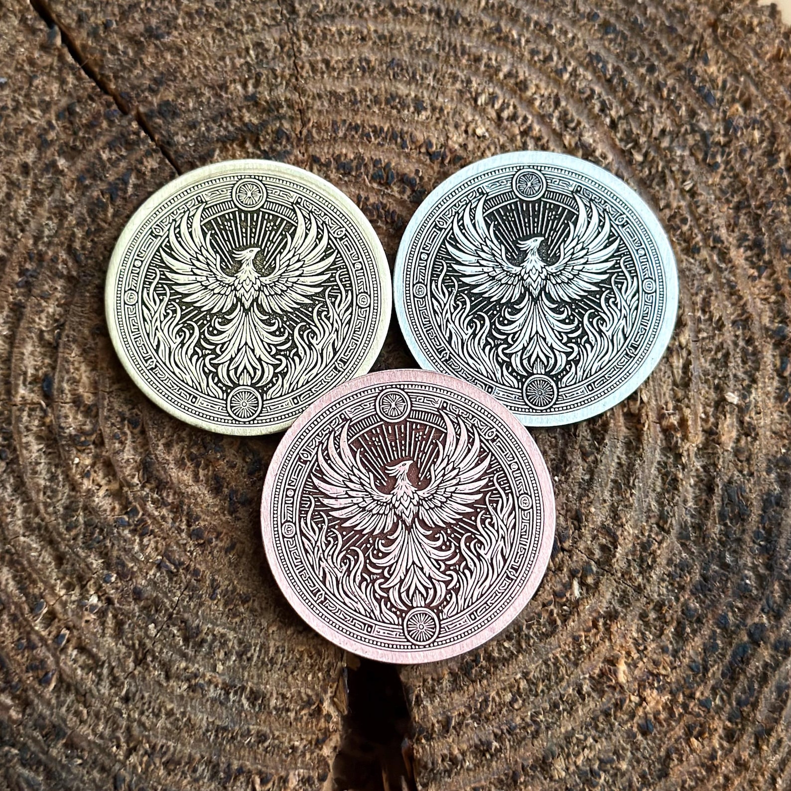 PHOENIX Souvenir Coin || Coin of Phoenix || Amulet || Talisman ...