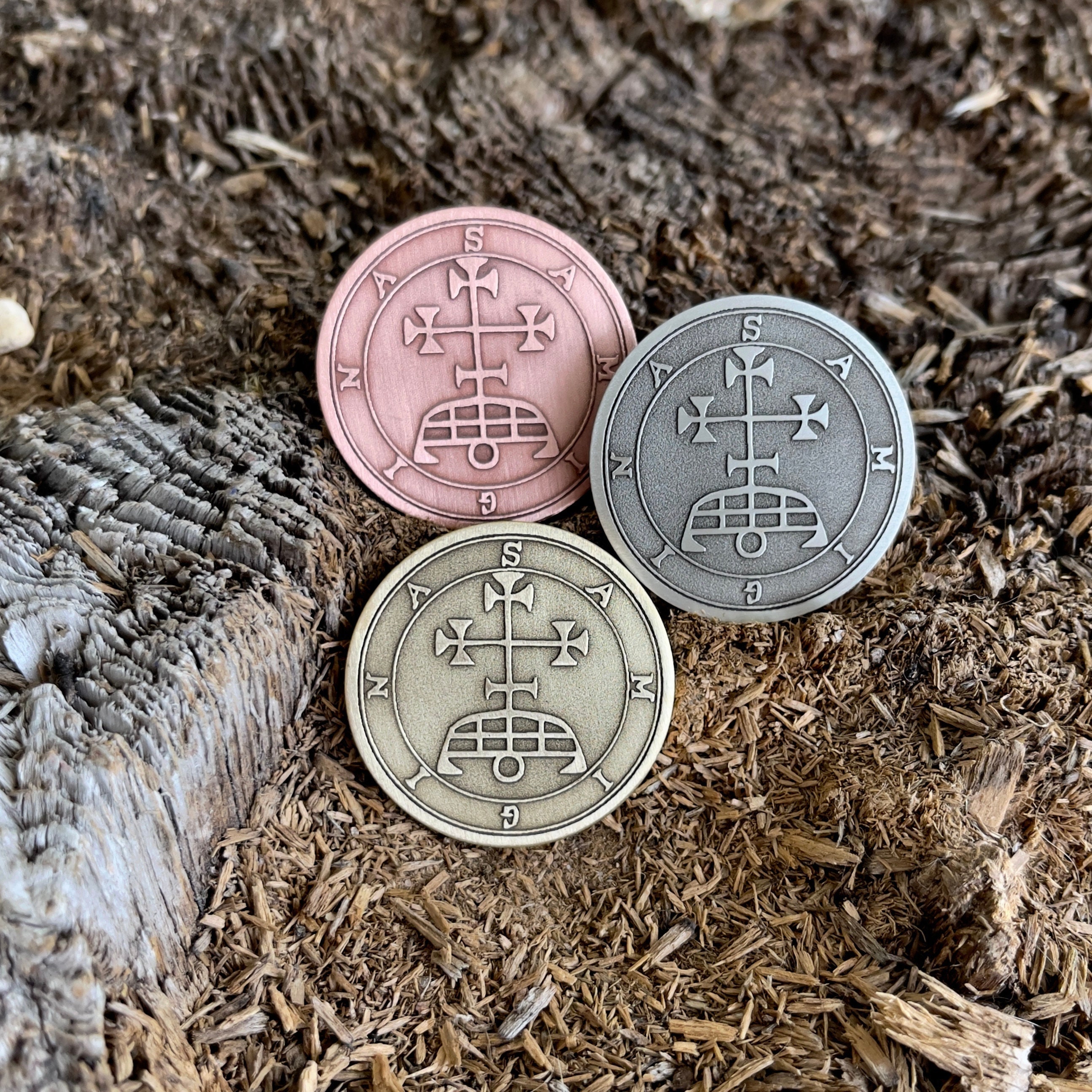 SEAL OF SAMIGINA Goetia Coin Gamigin Coin Pendant - Etsy