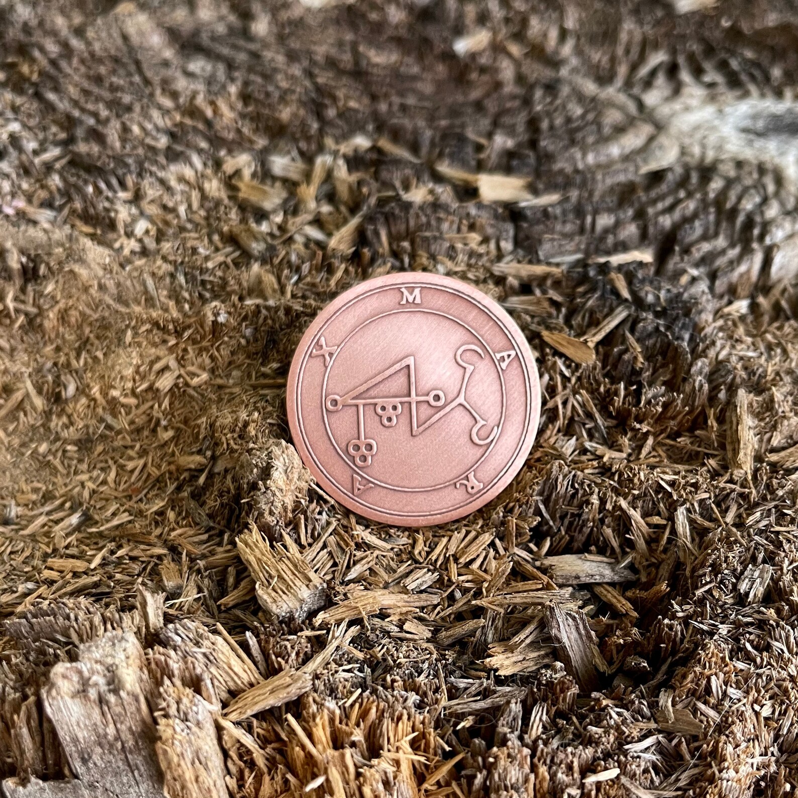 SEAL OF MARAX || Goetia Coin || Morax || Coin, Pendant, Keychain, Pin ...