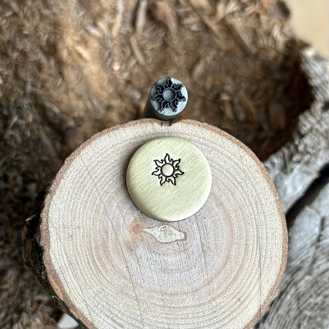 BURNING SUN Metal Punch Stamp || Burning Sun Metal Die || Metal Stamps ...