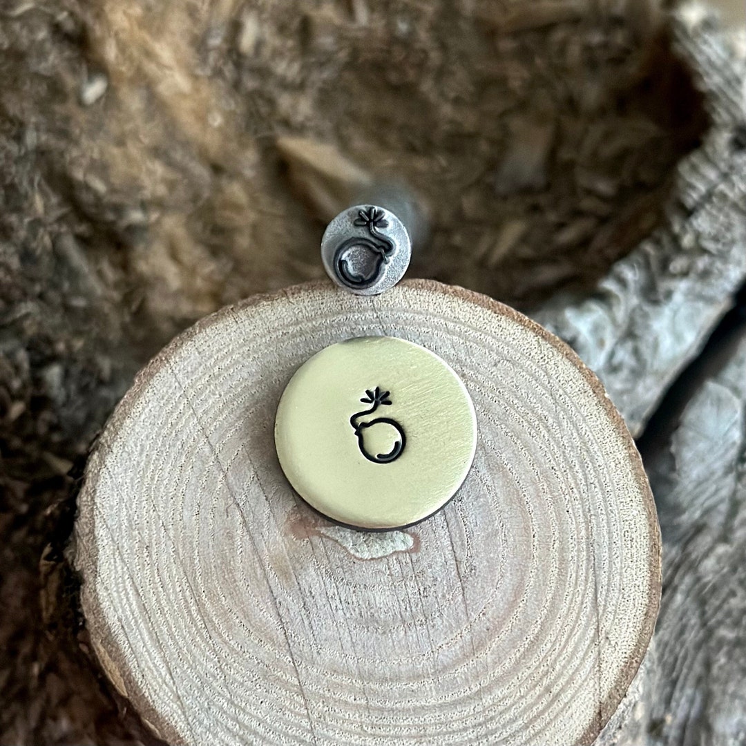 BOMB Metal Stamp || Bomb Metal Die || Metal Stamps || Jewelry Punch ...