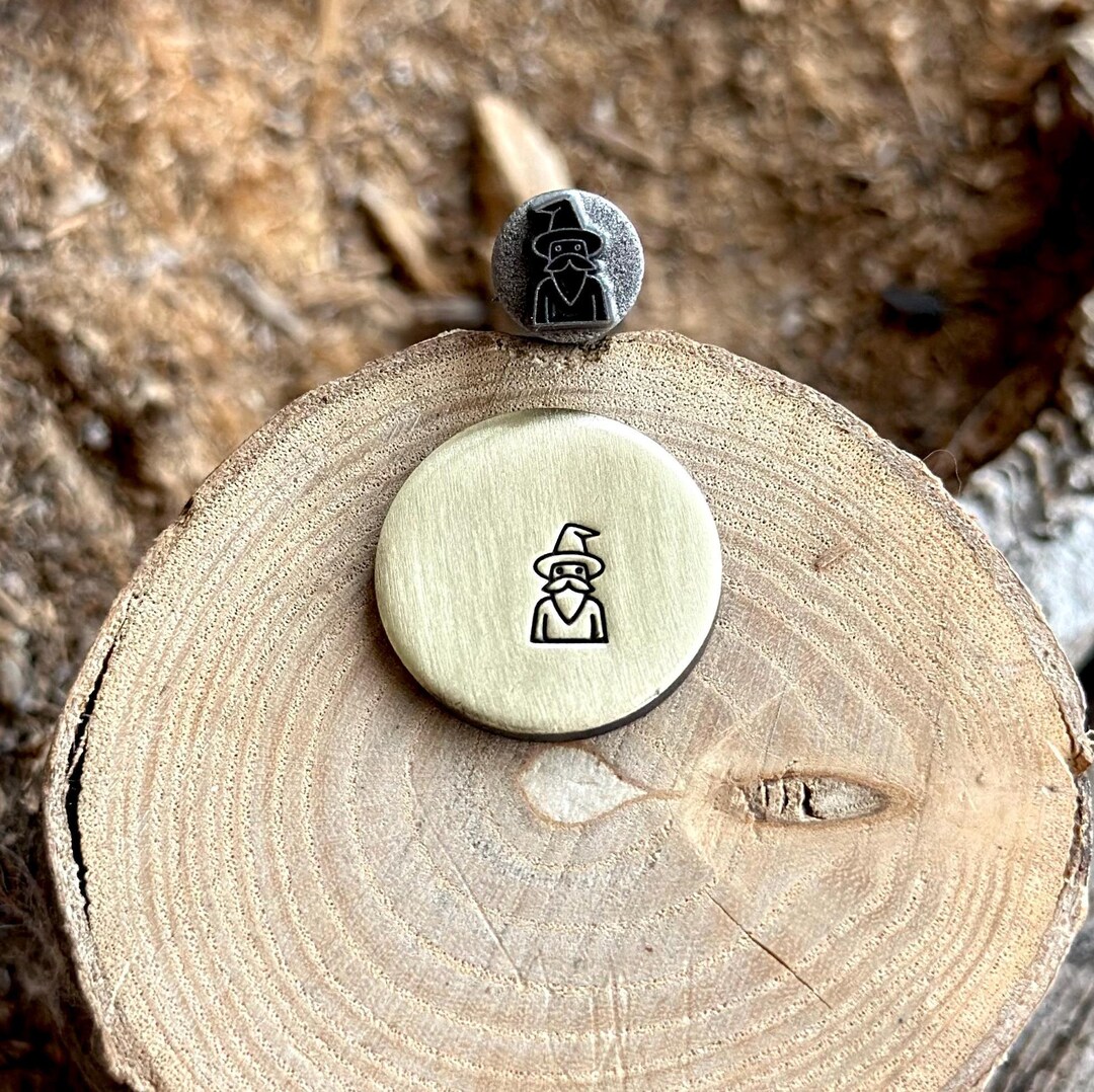 WIZARD METAL Stamp || Wizard Magic Metal Die || Metal Stamps || Punch ...
