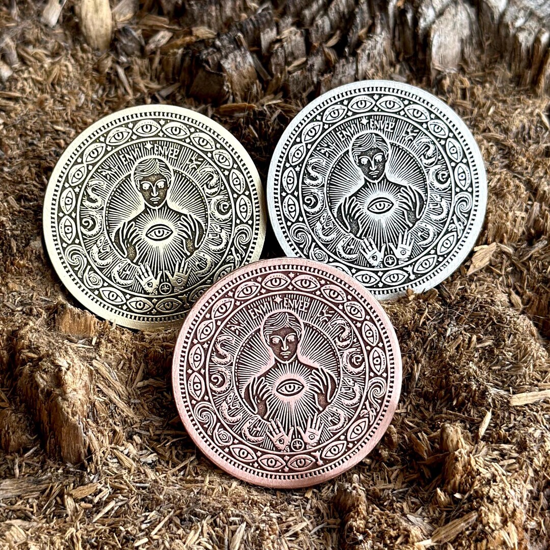 ENVY the Seven Deadly Sins Coin | Medallion of Seven Capital Vices ...