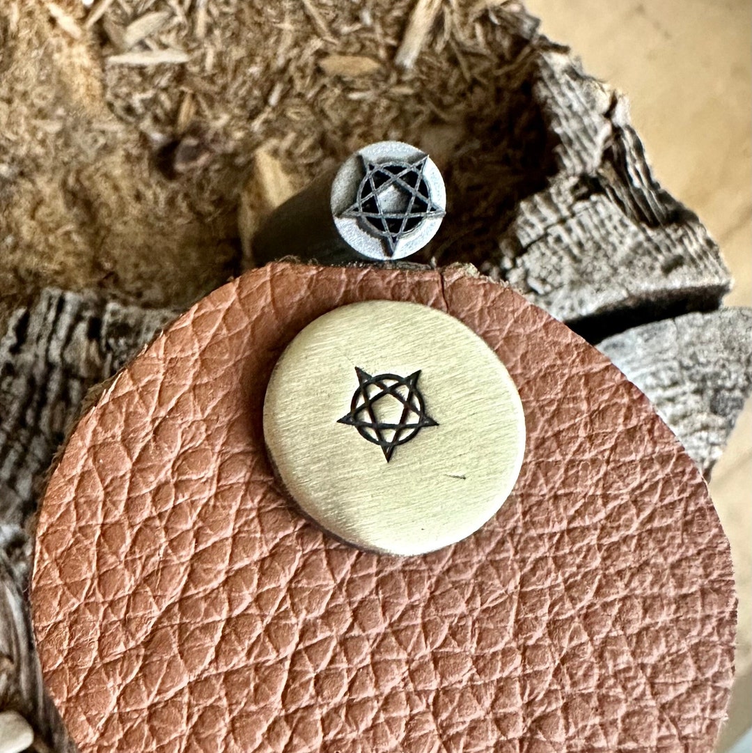 PENTACLE Metal Stamp Pentacle Metal Die Metal Stamps Jewelry Punch ...