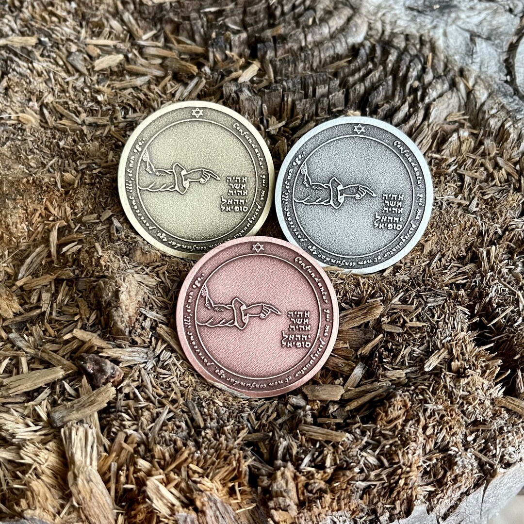 4th MOON SEAL Coin || the Fourth Pentacle of the Moon Coin || Solomon ...