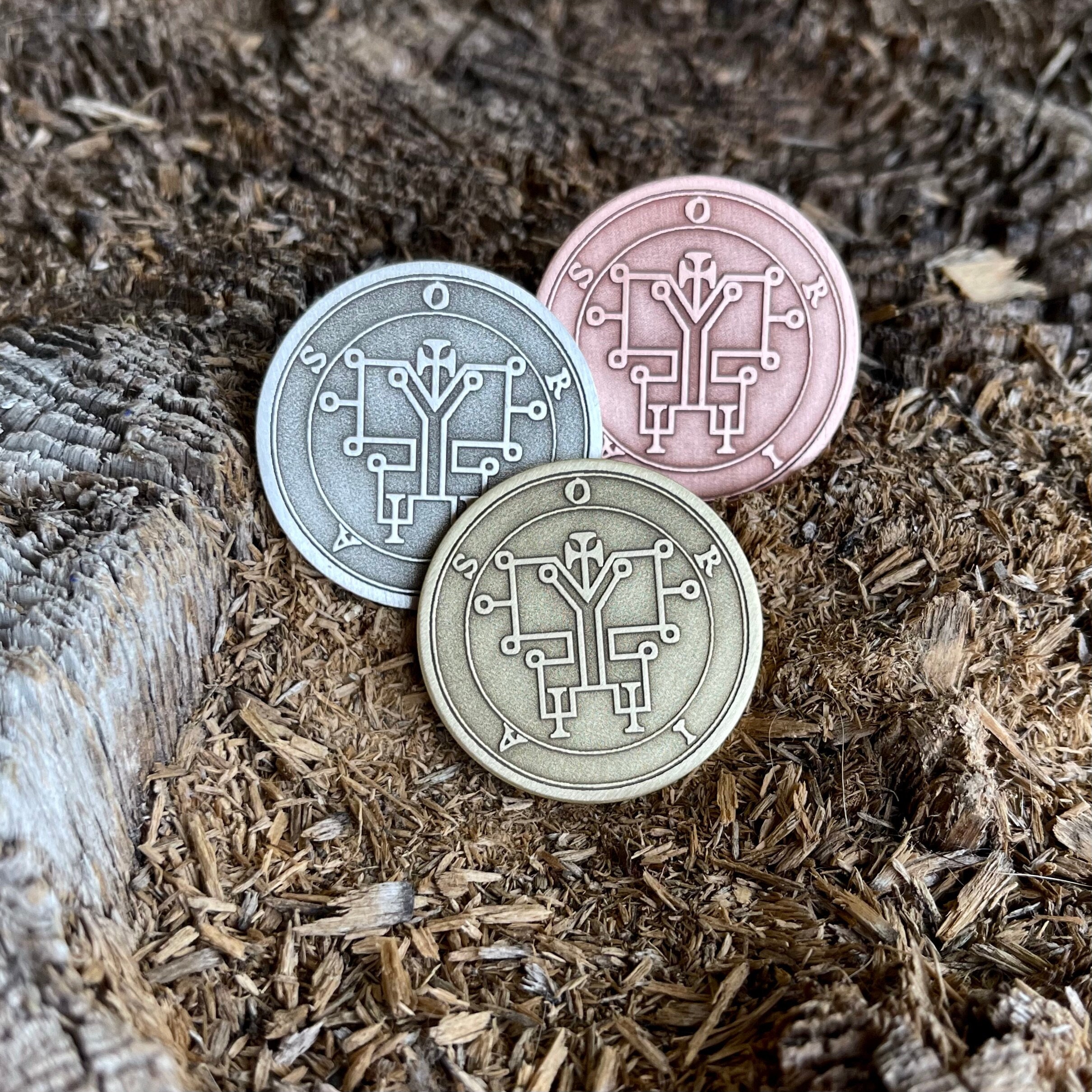 SEAL OF ORIAS Goetia Coin Oriax Coin Pendant - Etsy