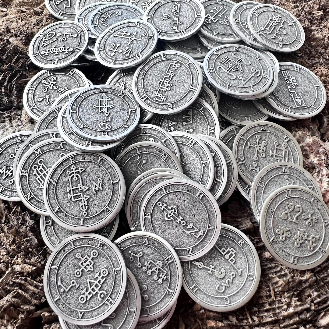 72 ANGELS SEALS SET in Aluminum || Angels of the Shem Hamephorash Seals ...