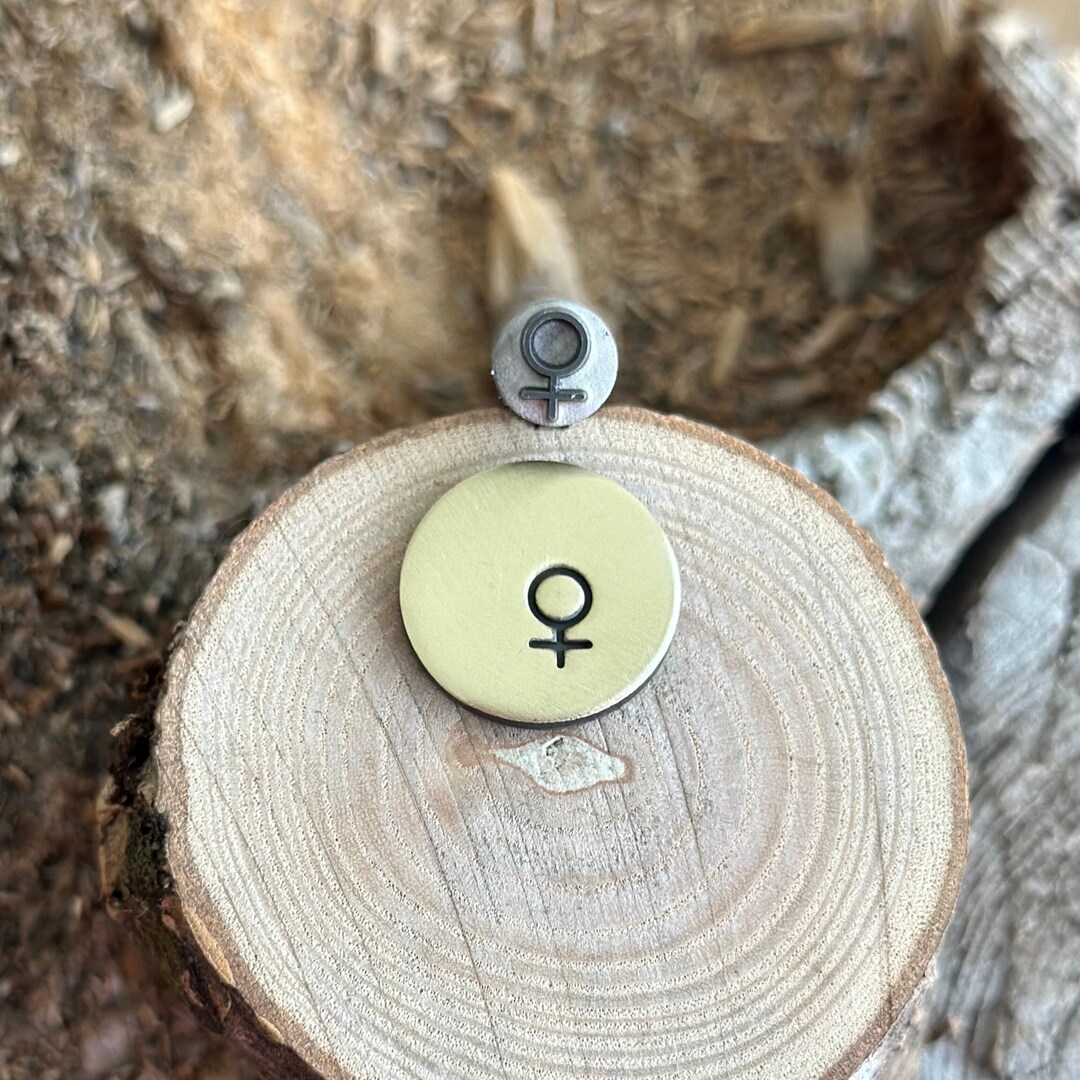 VENUS SYMBOL Metal Stamp || Venus Symbol Metal Die || Metal Stamps ...