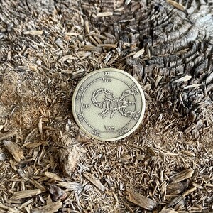 5th MARS SEAL Coin || the Fifth Pentacle of the Mars Coin || Solomon ...