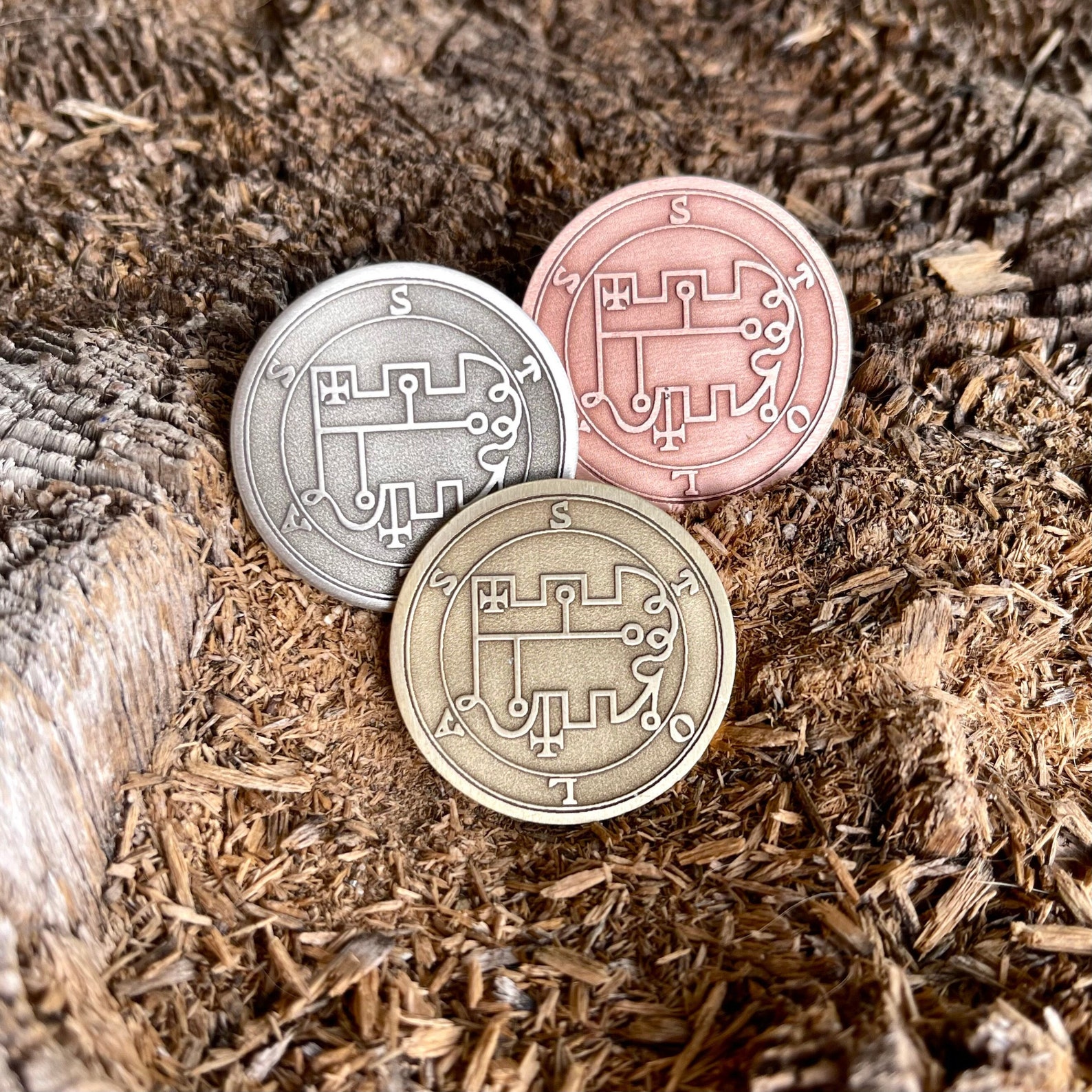 SEAL OF STOLAS Goetia Coin Stolos Coin Pendant - Etsy Finland