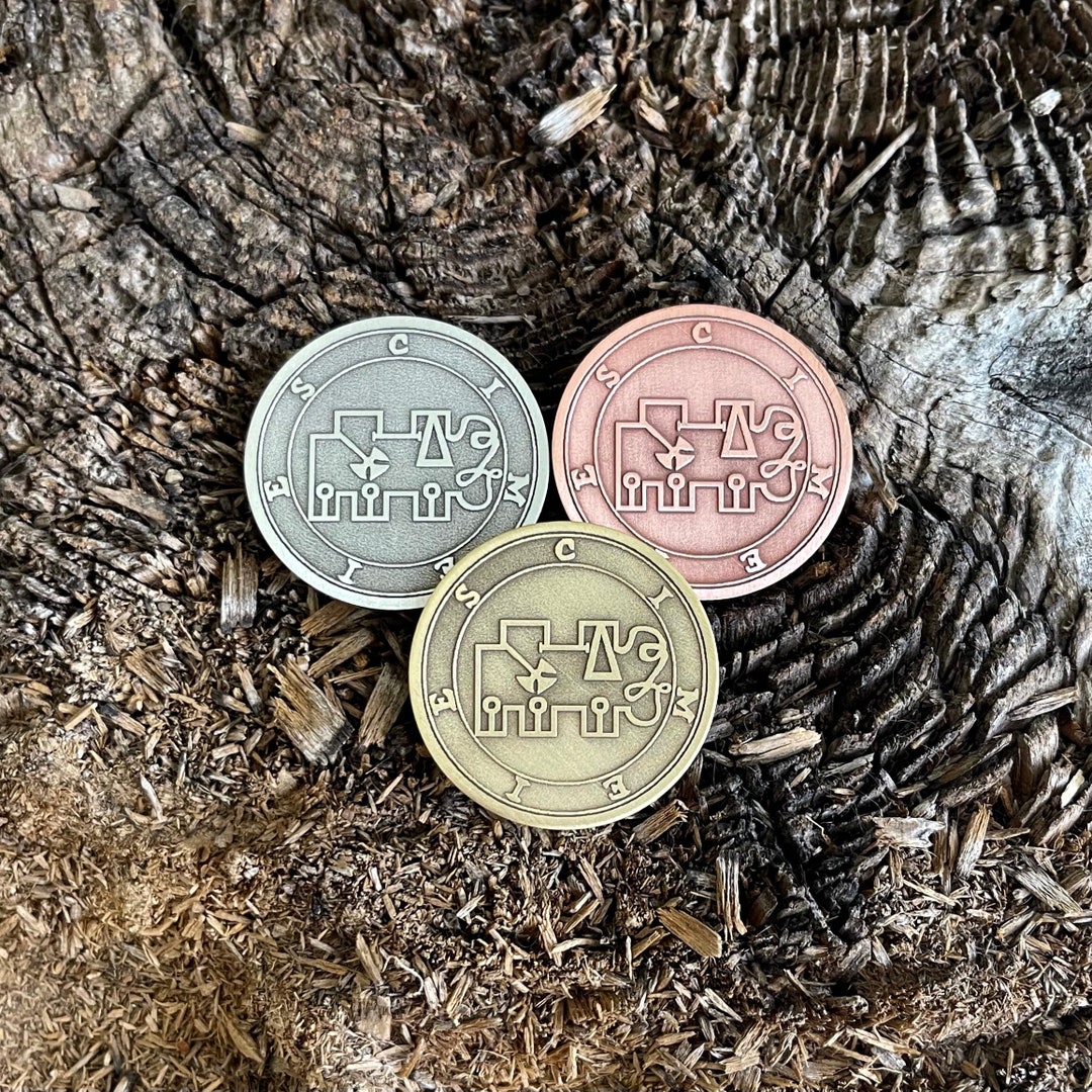 SEAL OF CIMEIES || Goetia Coin || Cimeries || Coin, Pendant, Keychain ...