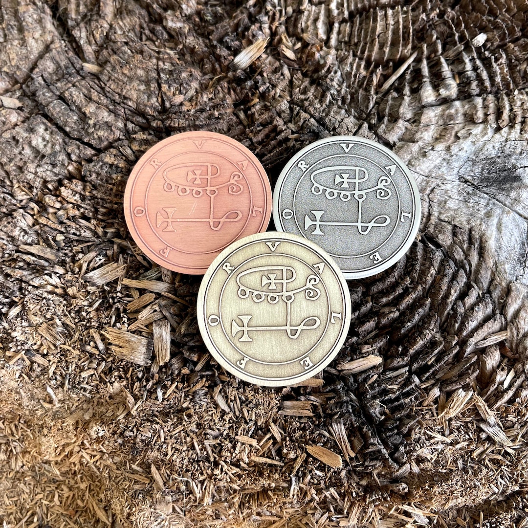 SEAL OF VALEFOR || Goetia Coin || Valefar || Coin, Pendant, Keychain ...