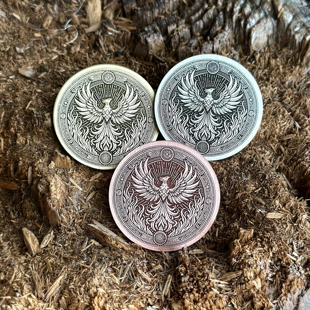 PHOENIX Souvenir Coin || Coin of Phoenix || Amulet || Talisman ...