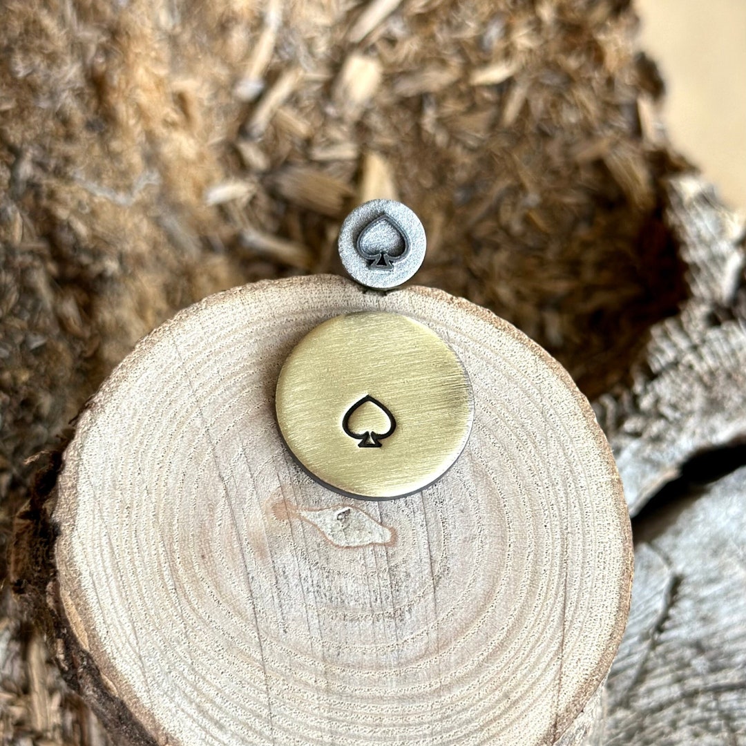 SPADES Metal Stamp || Cards Spades Metal Die || Metal Stamps || Jewelry ...