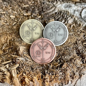 JUPITER PENTACLE SEALS Coins Set || Solomon Seals Coin | 7 Solomon ...