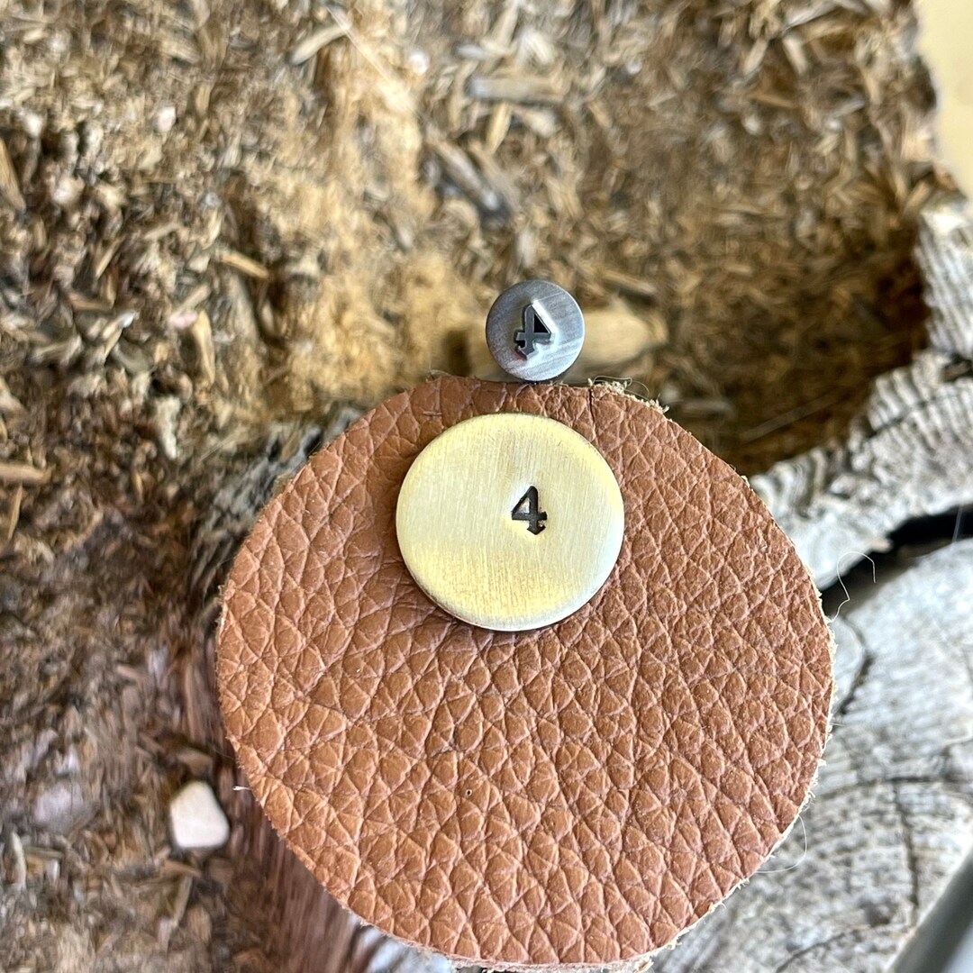 NUMBER 4 METAL STAMP || Number 4 Old English Alphabet Metal Die ...