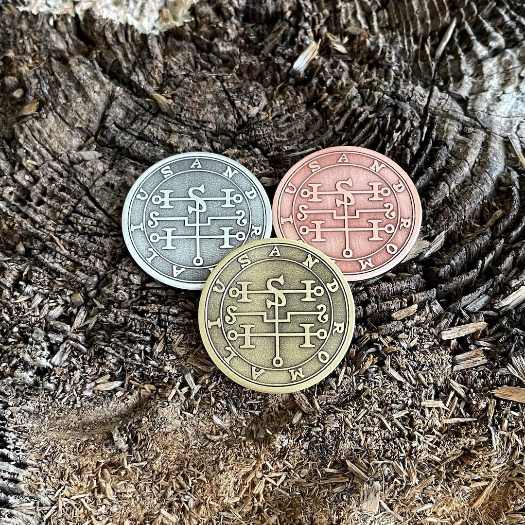 SEAL OF ANDROMALIUS || Goetia Coin || Andromalius || Coin, Pendant ...