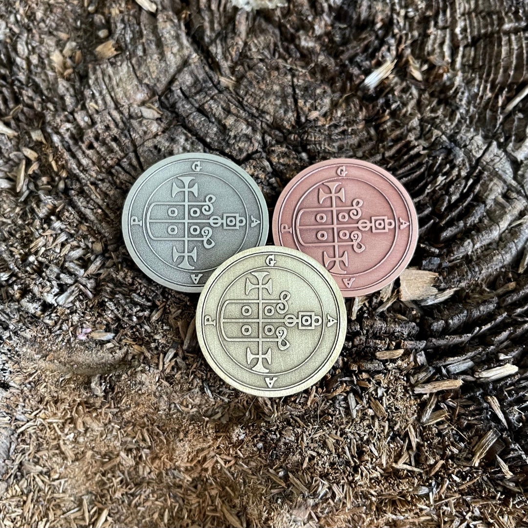 SEAL OF GAAP || Goetia Coin || Tap || Coin, Pendant, Keychain, Pin ...
