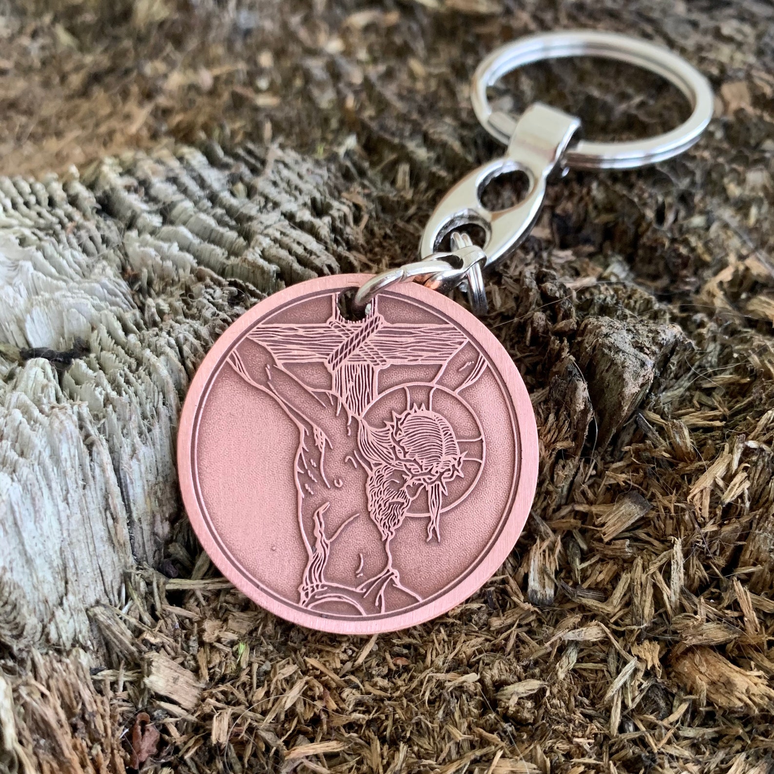 Christ Crucified Coin Jesus Coin Catholic Faith Pocket - Etsy