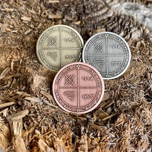 JUPITER PENTACLE SEALS Coins Set || Solomon Seals Coin | 7 Solomon ...