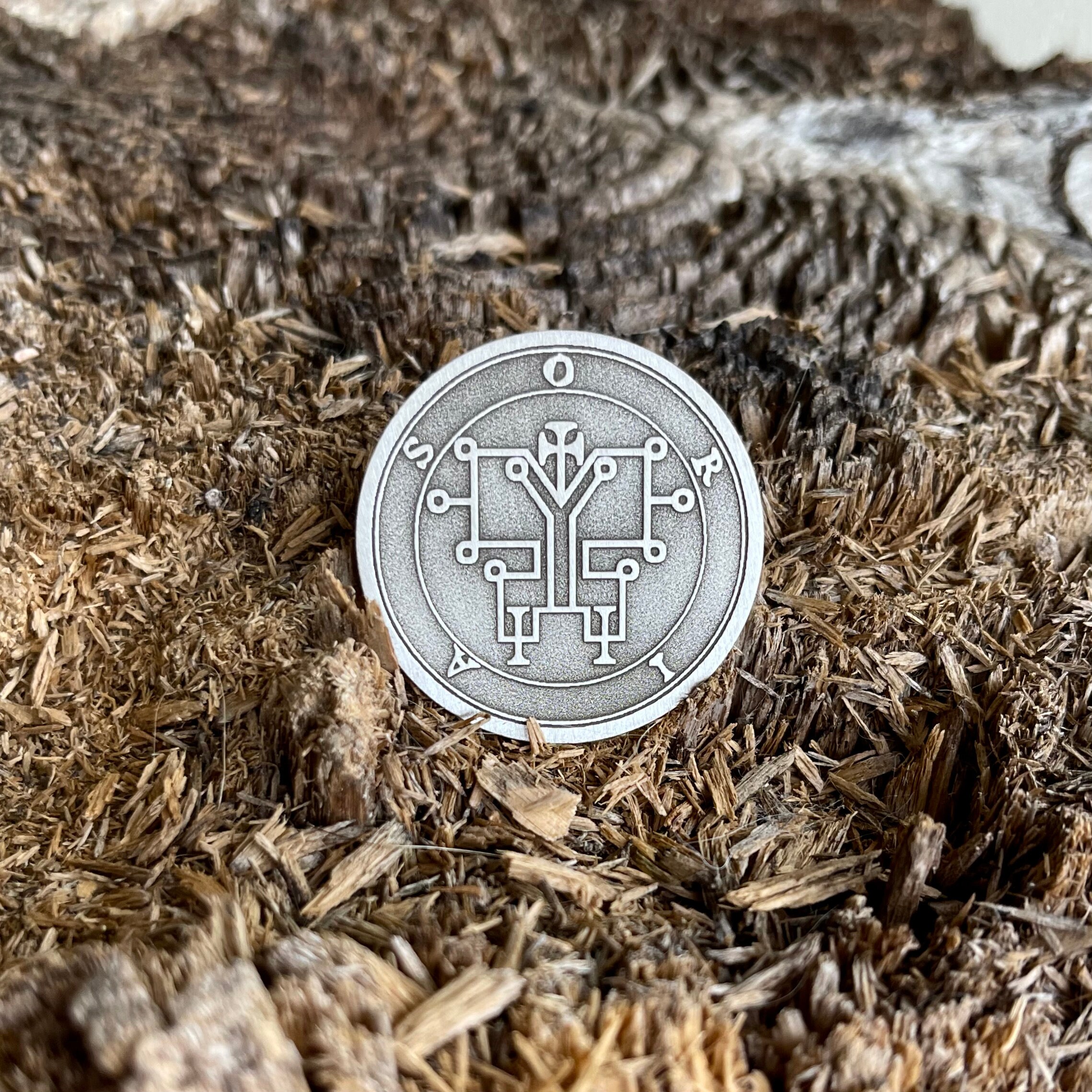 SEAL OF ORIAS Goetia Coin Oriax Coin Pendant - Etsy