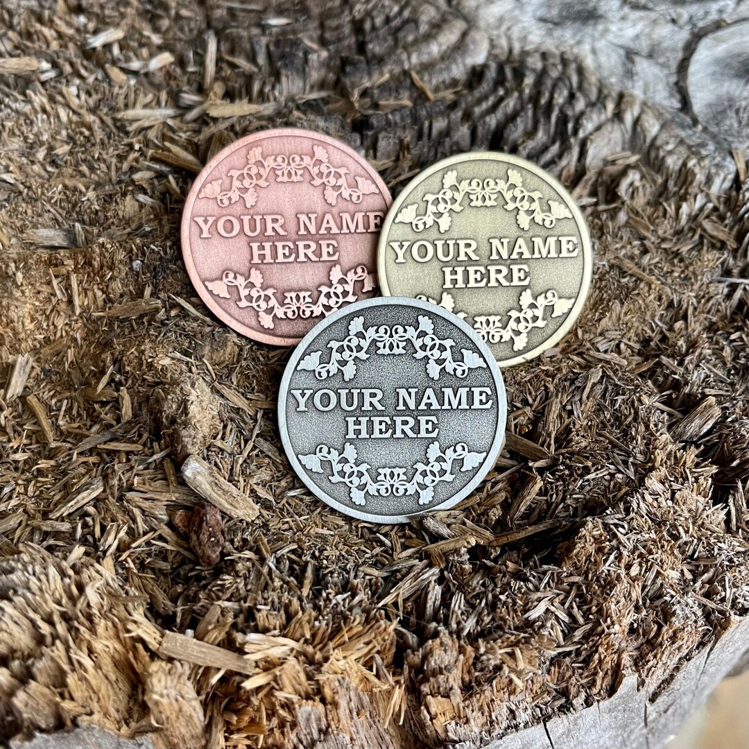 CUSTOM DECISION Coin, || Pendant | Keychain | Pin (33 Mm, 1.25 Inch; 40 ...