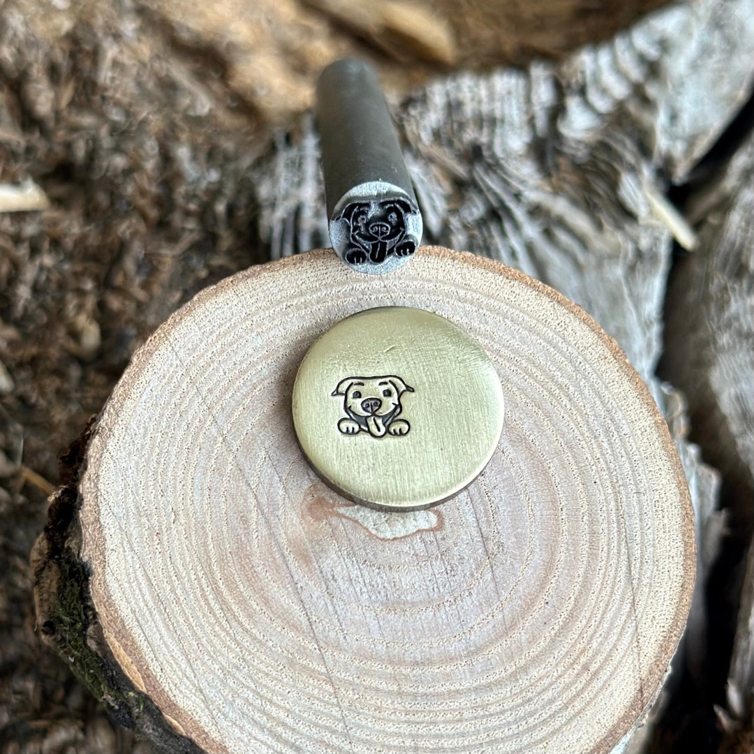 STAFFORDSHIRE TERRIER METAL Stamp || Staffordshire Bull Terrier Die ...