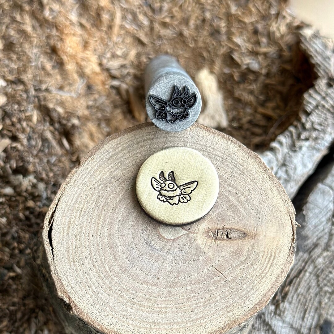 CUTE MOTHMAN Metal Stamp || Humanoid Creature Metal Die || Metal Stamps ...