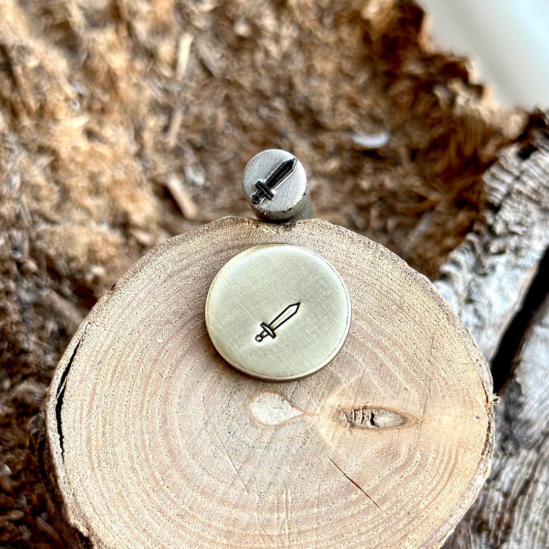 SWORD METAL STAMP || Sword Metal Die || Metal Stamps || Jewelry Punch ...