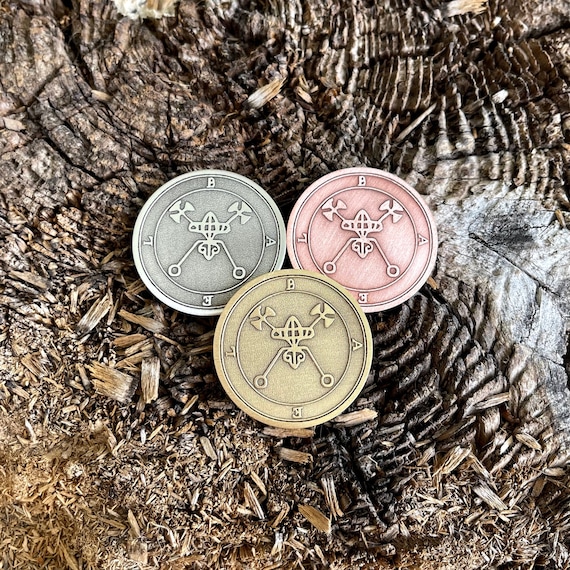 SEAL OF BAEL Goetia Coin Baalzebub Coin Pendant | Etsy