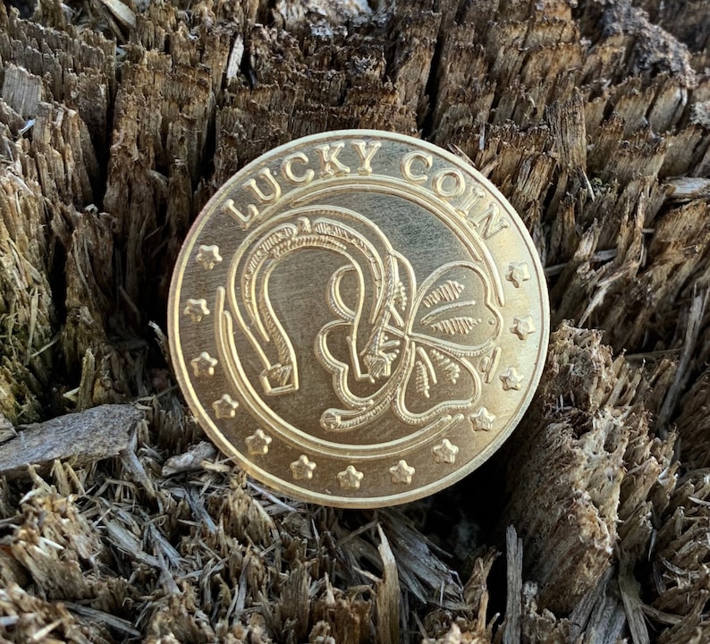 50 Pcs LUCKY Coin, LUCKY Charm - Etsy