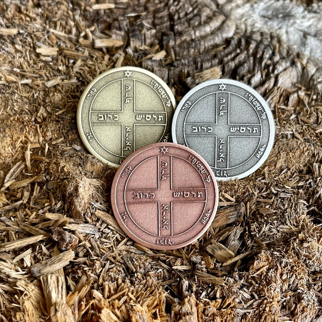 6th JUPITER SEAL Coin || the Sixth Pentacle of Jupiter || Solomon Seals ...