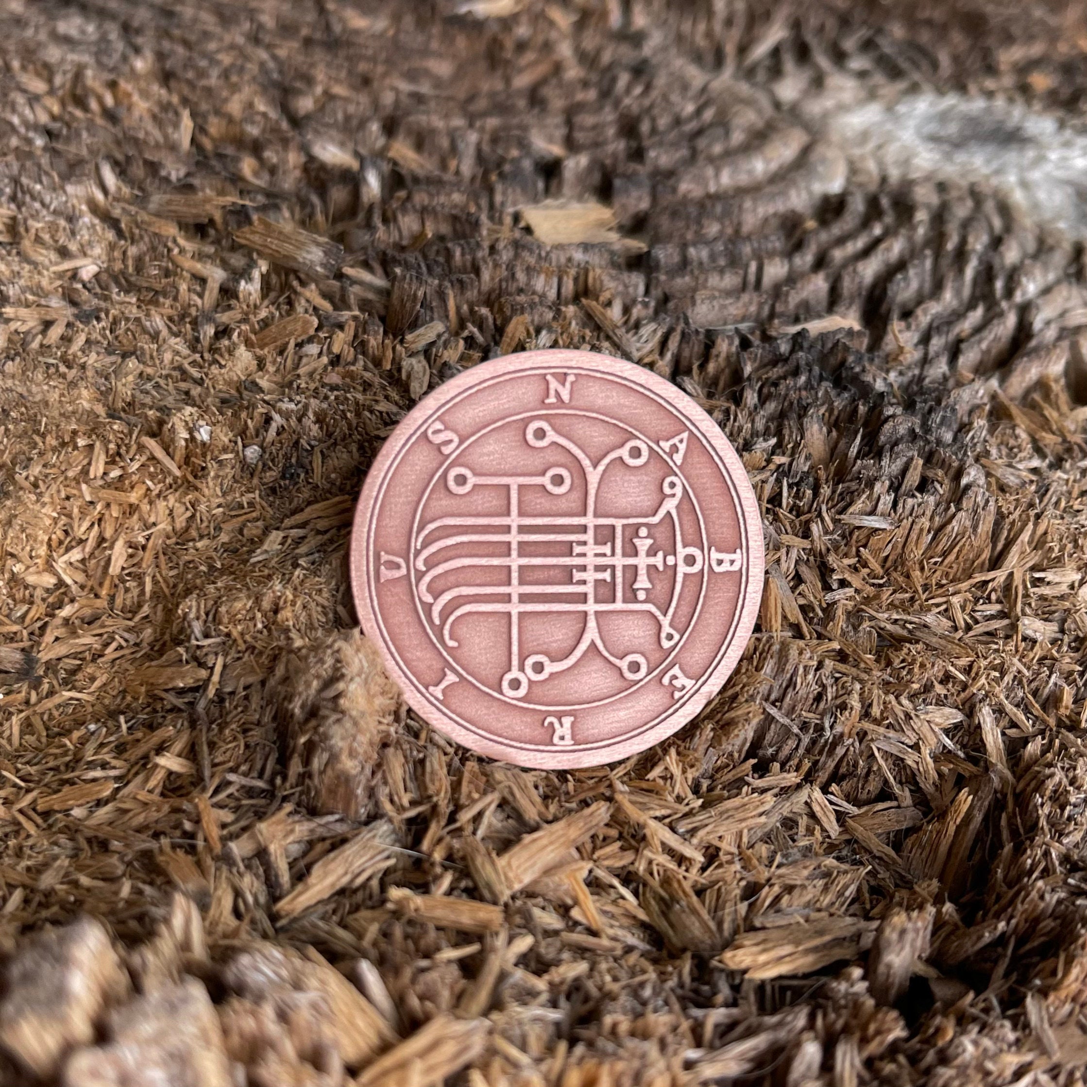 SEAL OF NABERIUS || Goetia Coin || Naberus || Souvenir Token | Amulet ...
