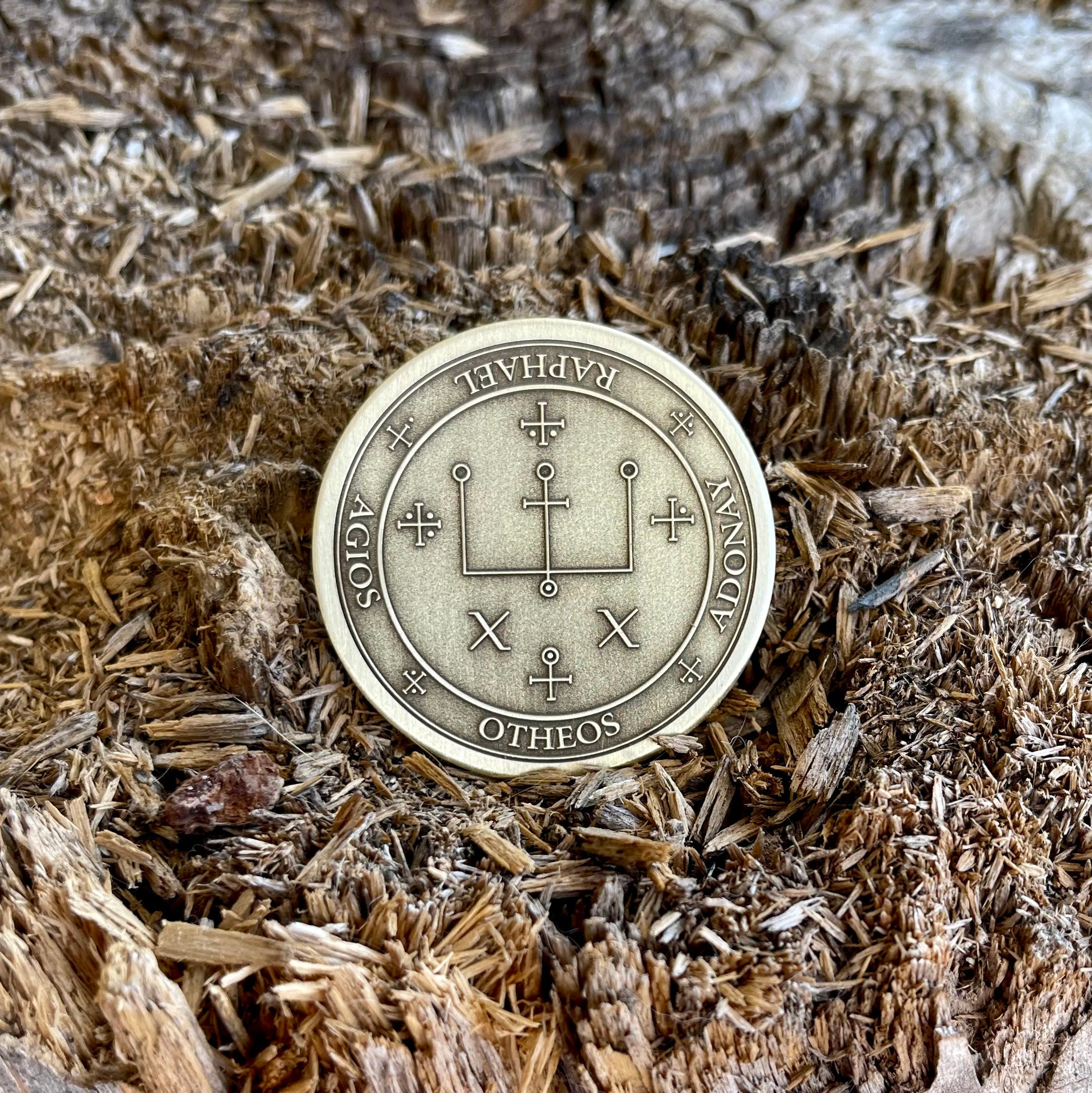 ARCHANGEL RAPHAEL SEAL Seal of Archangel Raphael Coin - Etsy